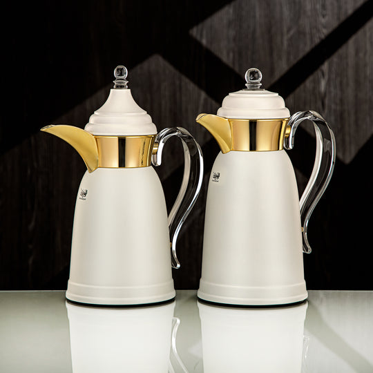 Almarjan Vacuum Flask Set for Tea & Coffee – Traditional Arabic Design ...