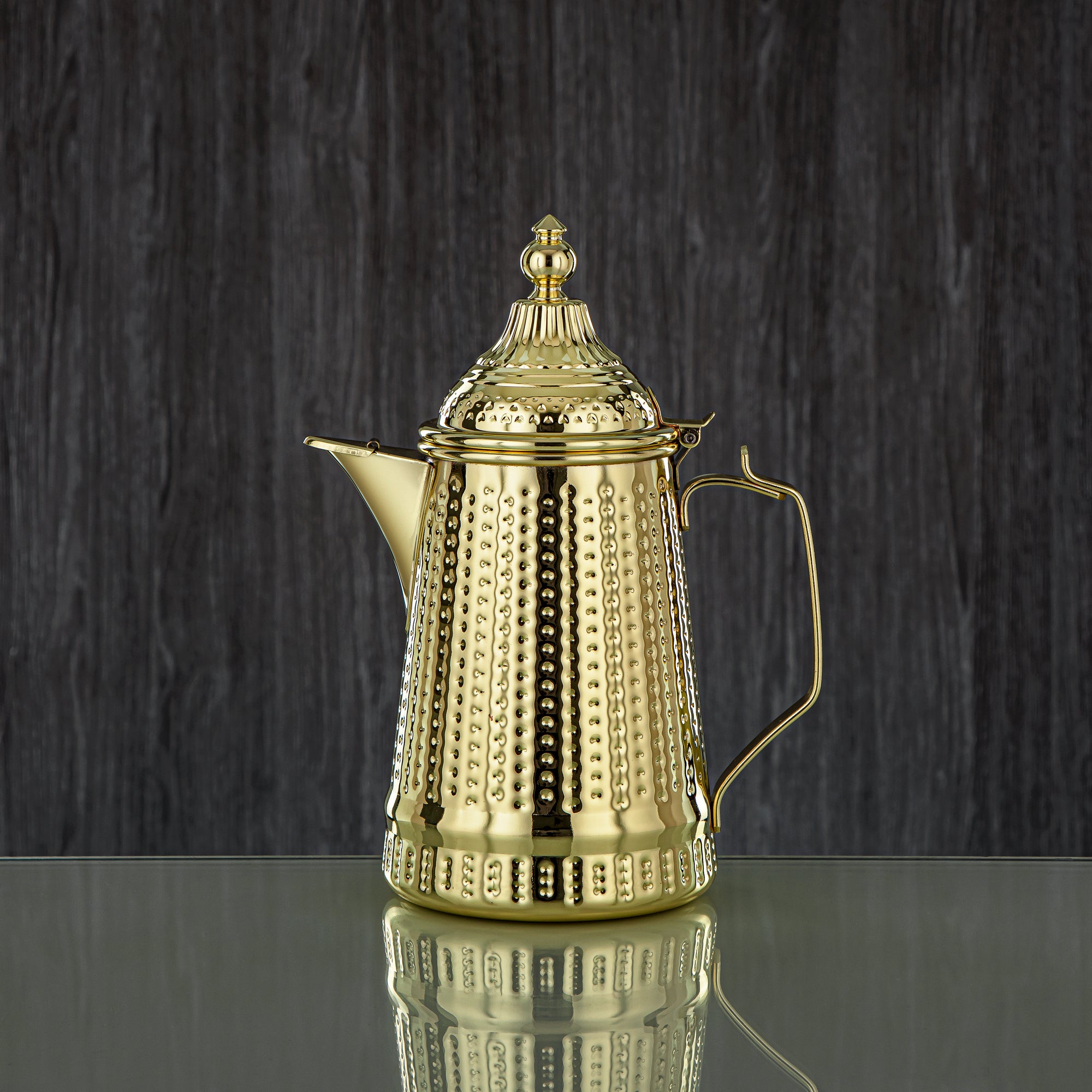 Almarjan 1.5 Liter Barari Collection Stainless Steel Milk Jug Gold - S