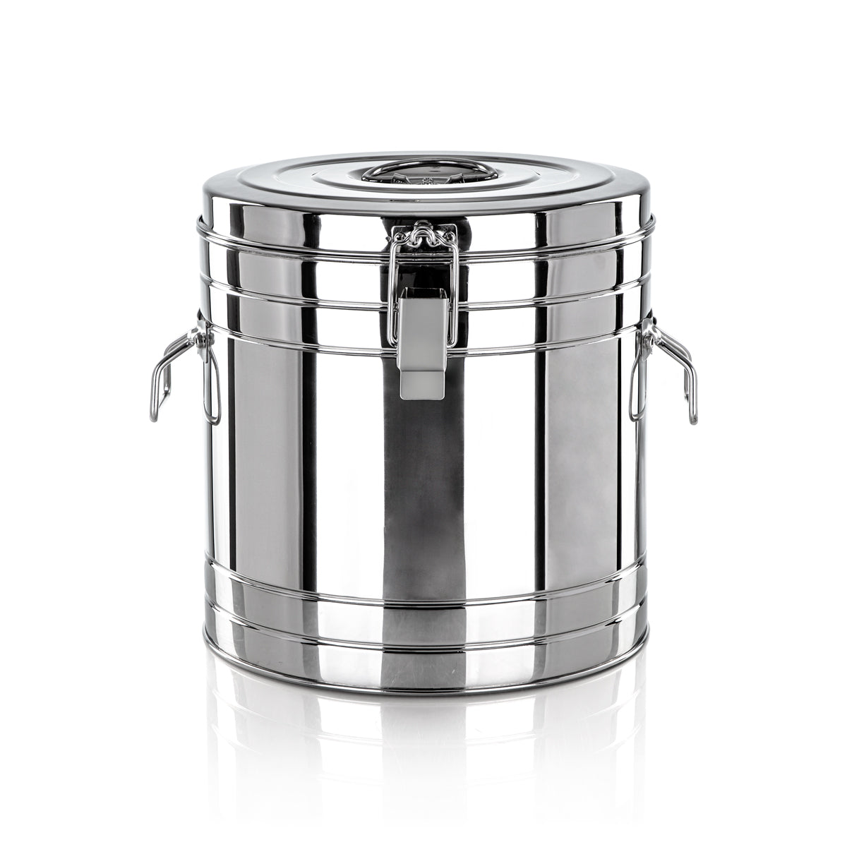 Almarjan 15 Liter Professional Deep Stainless Steel Hot Pot Silver - S