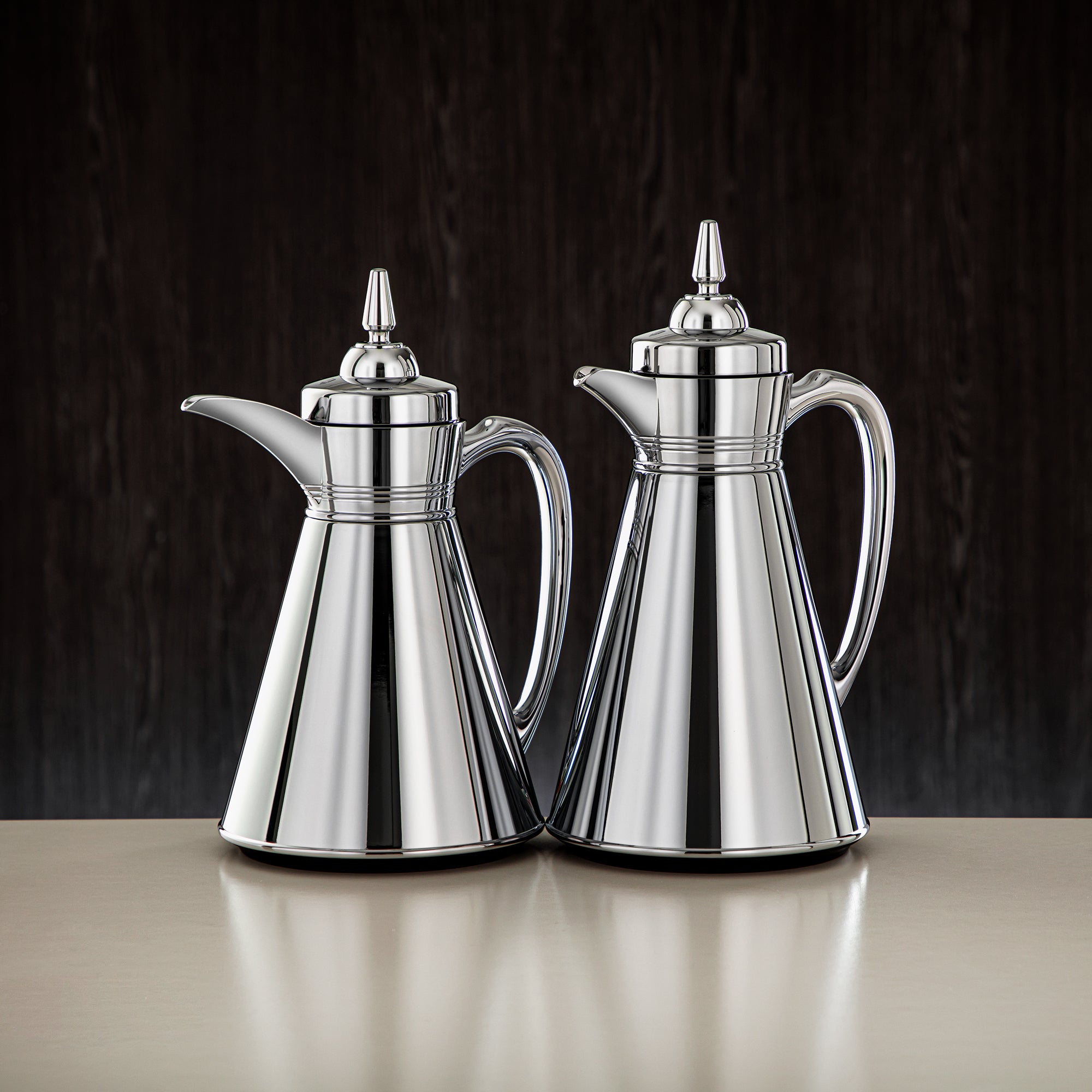 Almarjan Vacuum Flask Set, 0.7L + 1L, Silver (UBC-A0700/B1000 C) - Ram