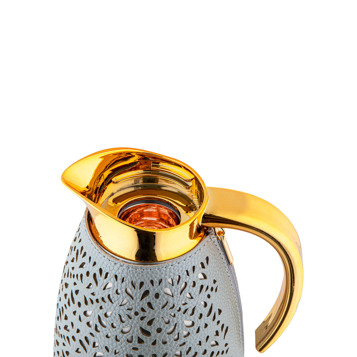 Almarjan 2 Pieces Vacuum Flask Set Grey & Gold - HLBF17-15